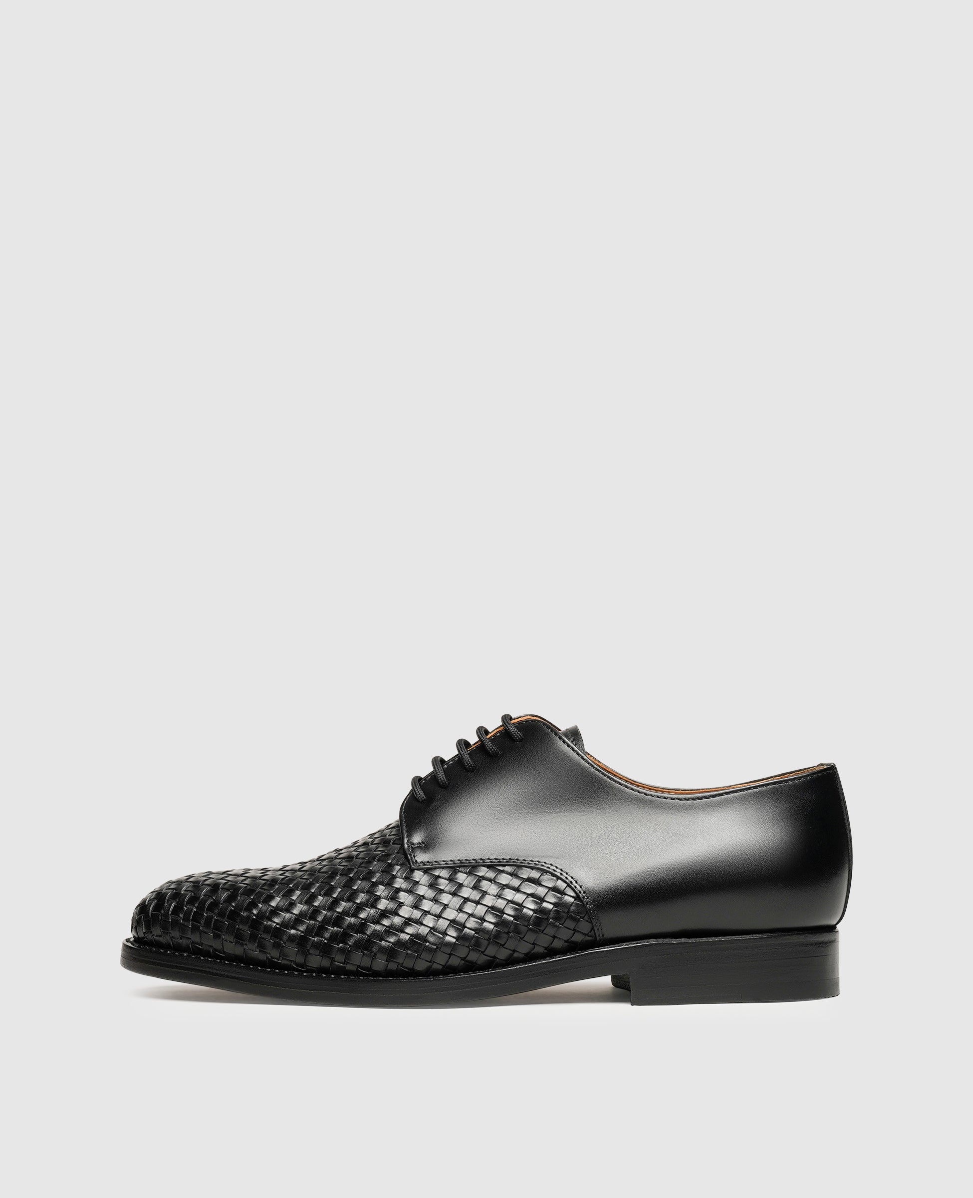 Herren-Schnürschuhe mit Flecht-Leder | Heinrich Dinkelacker | Shoepassion