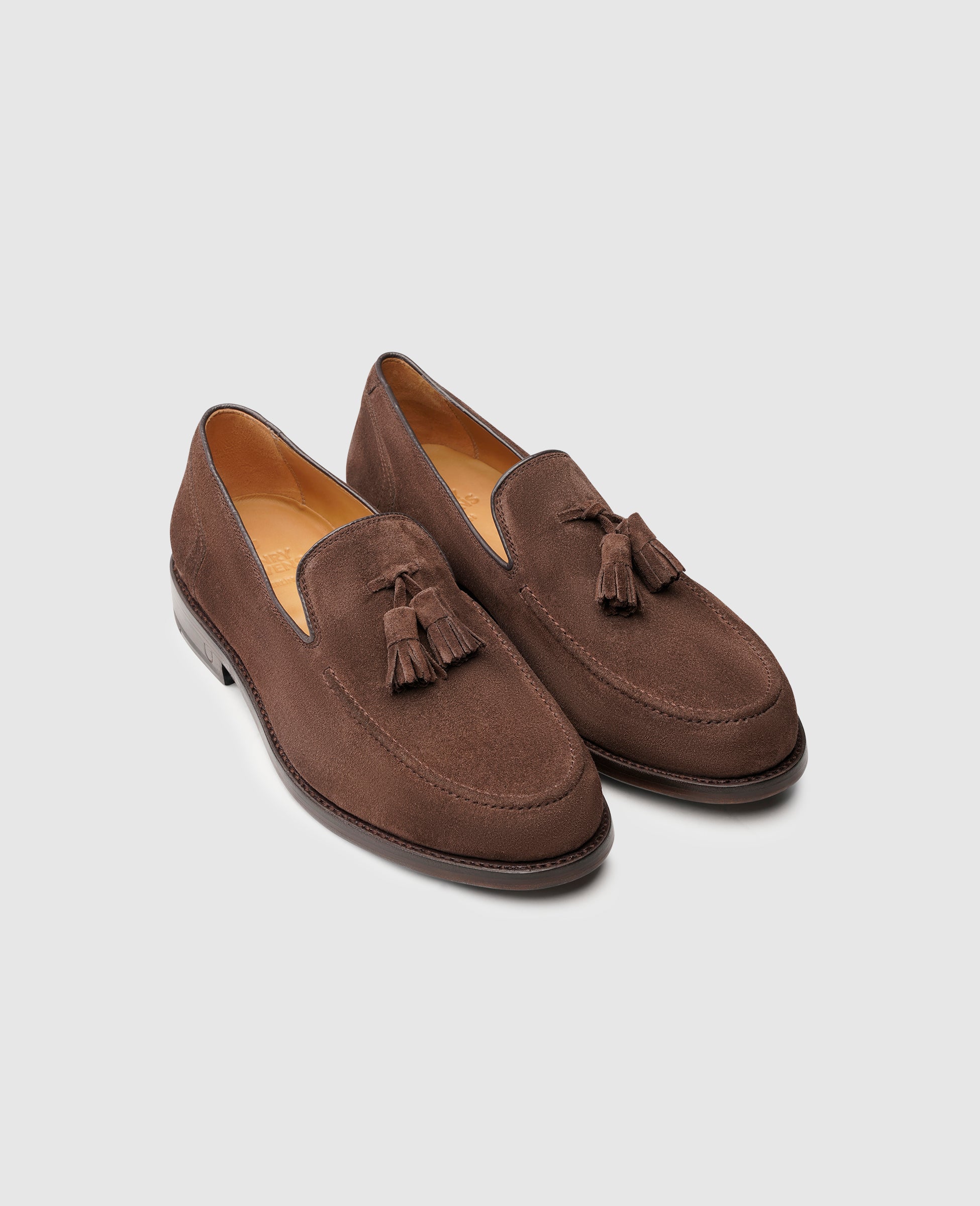 Rahmengenähter Herren Tassel Loafer aus Rauleder | Henry Stevens ...